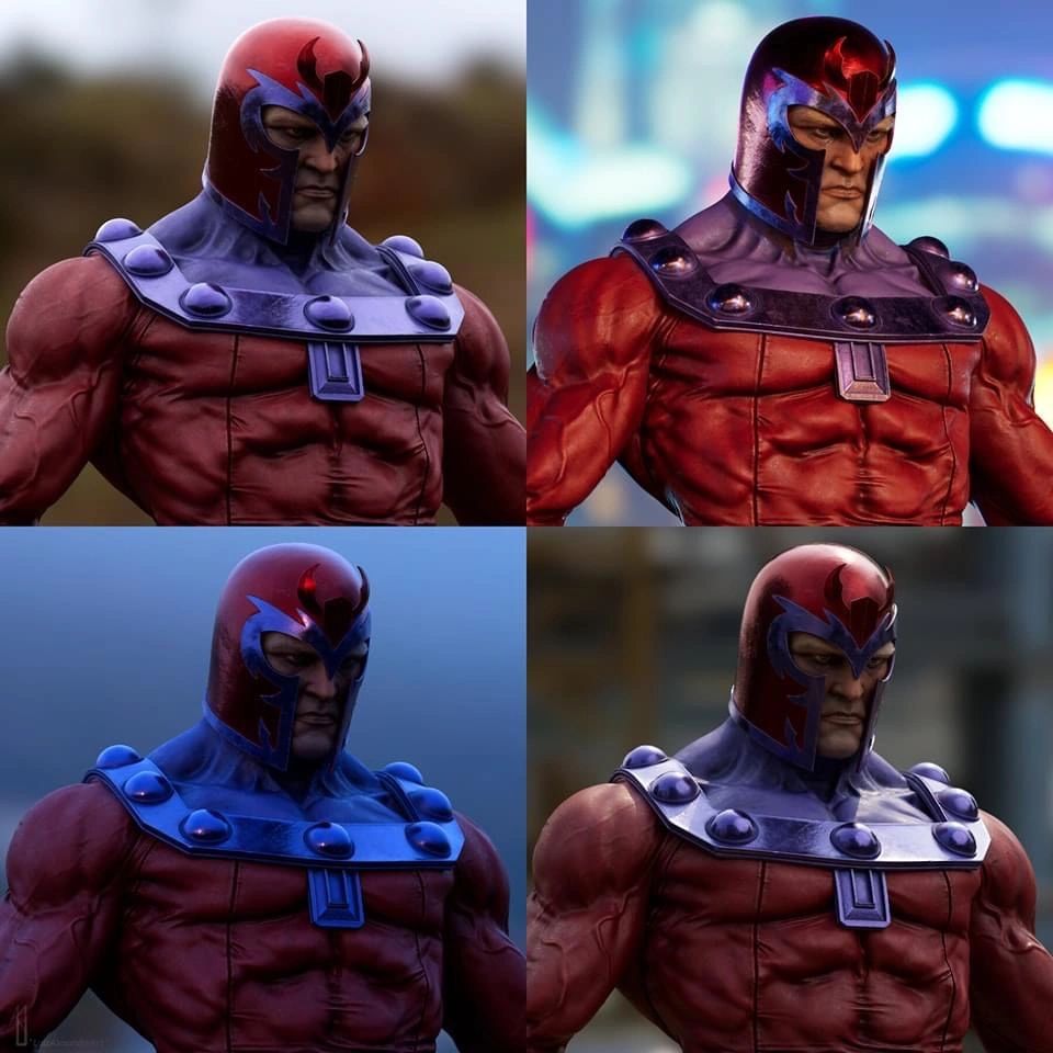 Custom Magneto Vs Sentinel Statue
