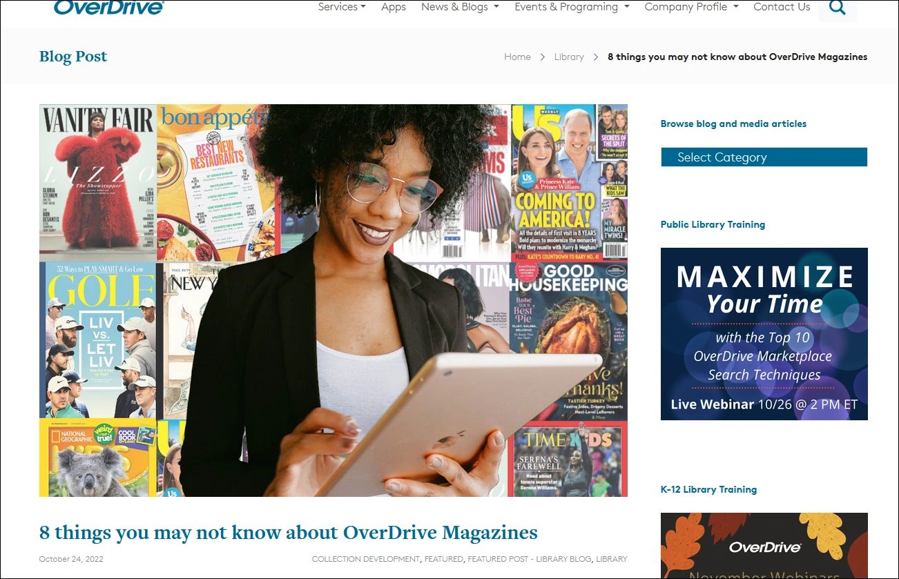8 Things You May Not Know About OverDrive Magazines