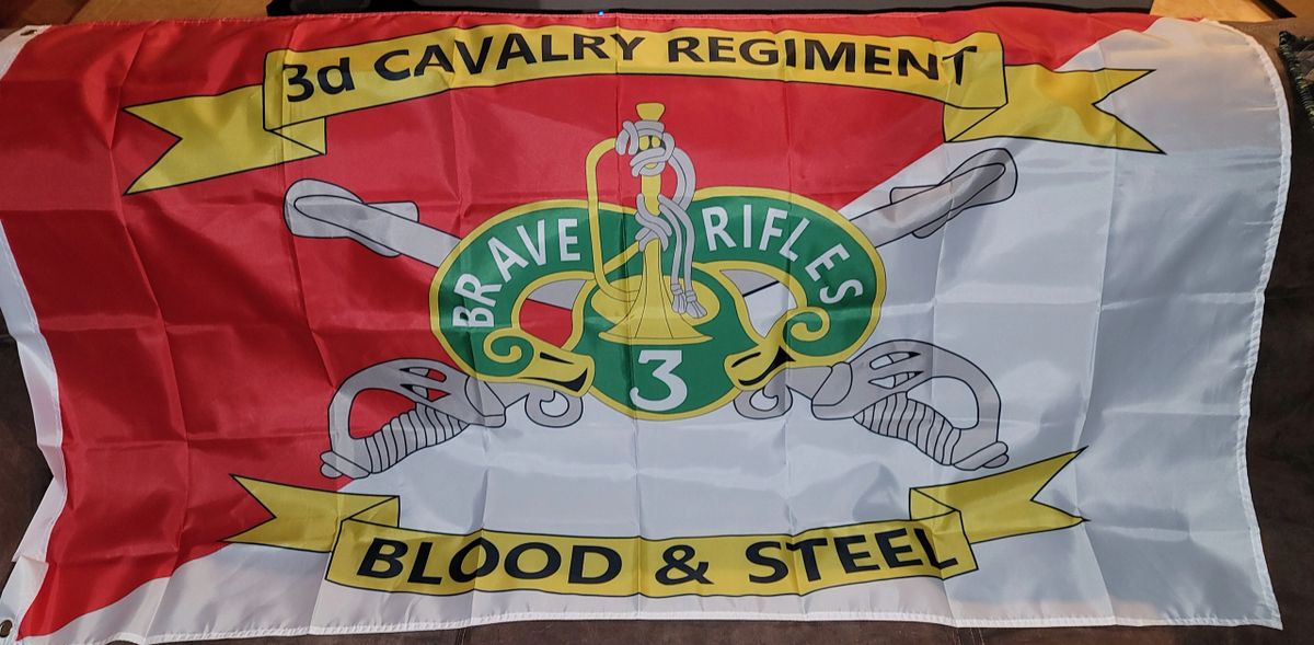 3d Cavalry Regiment Flag