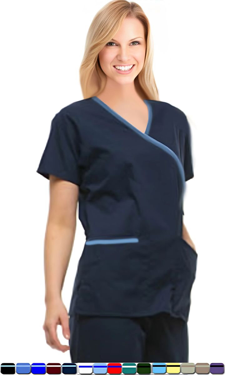 Scrub Tops: Women's Crossover Scrubs