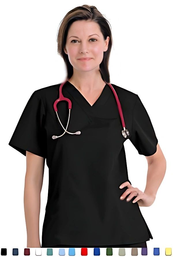 Solid Scrub Sets: Unisex 1 Pocket Scrubs