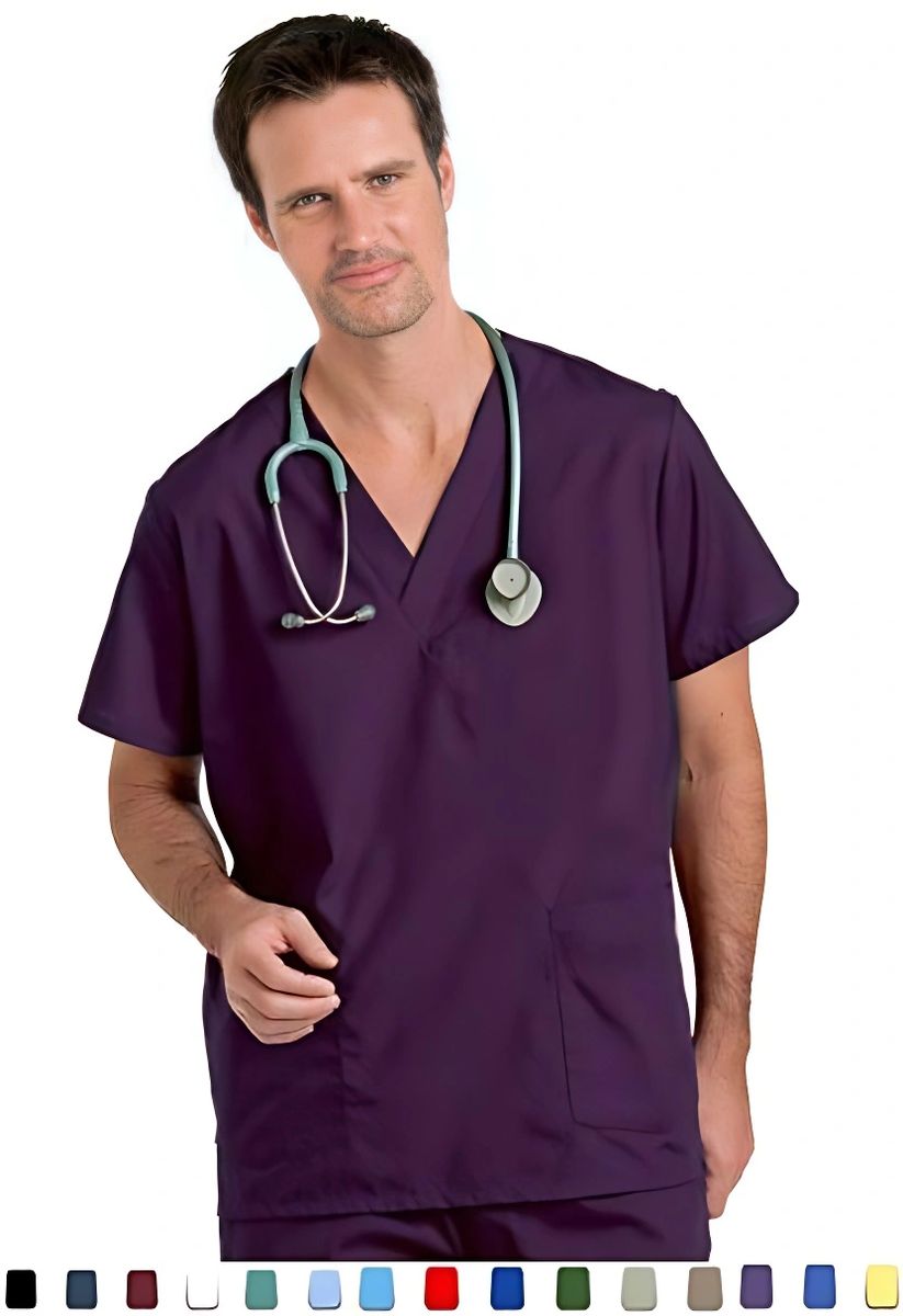Tall Scrub Tops: Unisex Longer Length Scrubs