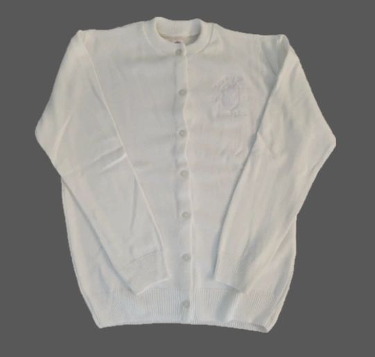 Uninterrupted White Roll Collar Sweater