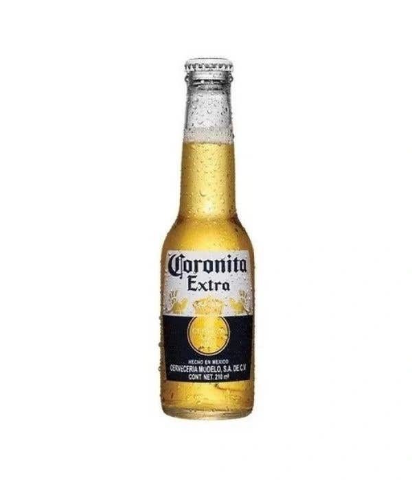 310 CERVEZA CORONITA EXTRA CUARTITOS 24 BOTELLAS RETORNABLE 210ML 1/24 ...