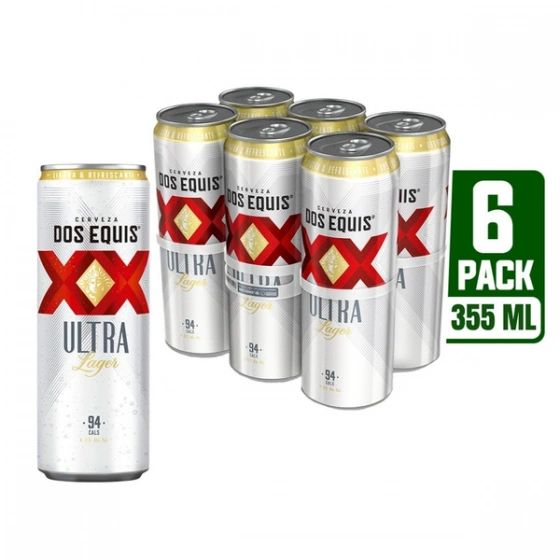 145526 XX ULTRA Lager LATA 6 Pack Lata 355ml $115.00