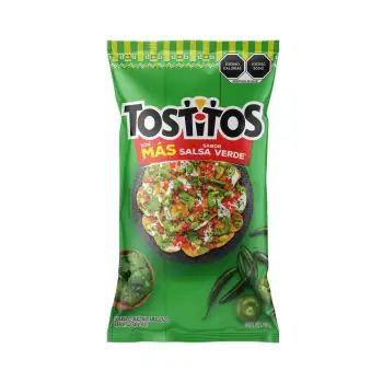 Totopos Tostitos Sabor Salsa Verde de 335 g $62.00