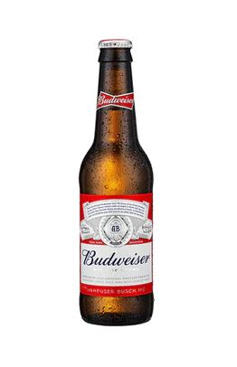 Cerveza Budweiser Botella 355ml Pieza $32.00