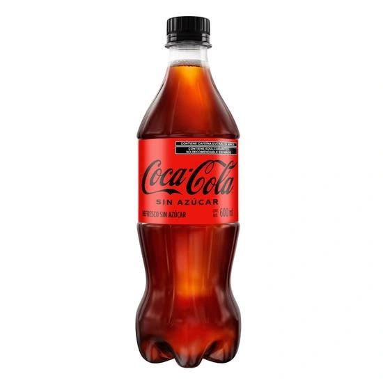 Refresco Coca Cola Sin Azúcar 600 ml $19.00