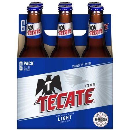 141504 TECATE LIGHT CANASTILLA BOT 355 ML MEDIA DESECHABLE $130.00