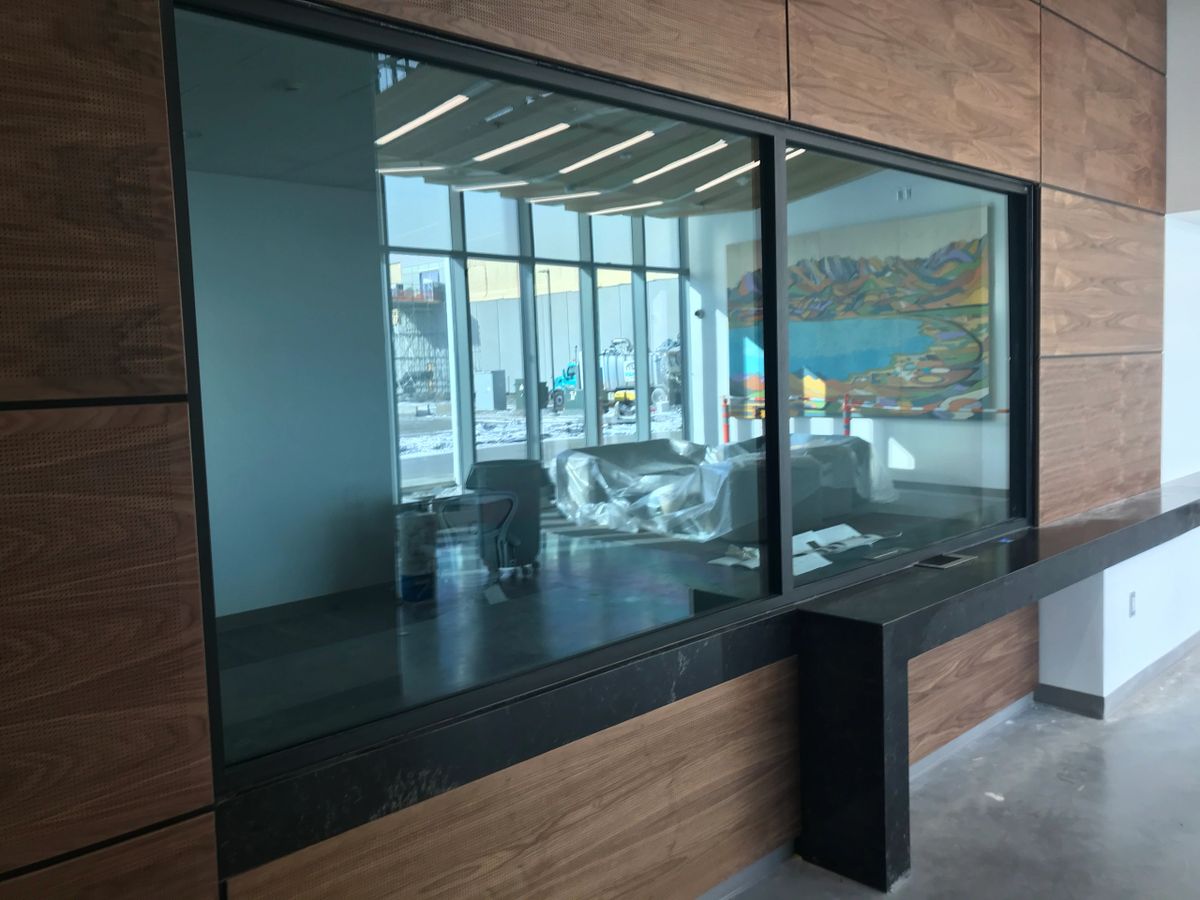 Aluminum Security & Transaction Windows