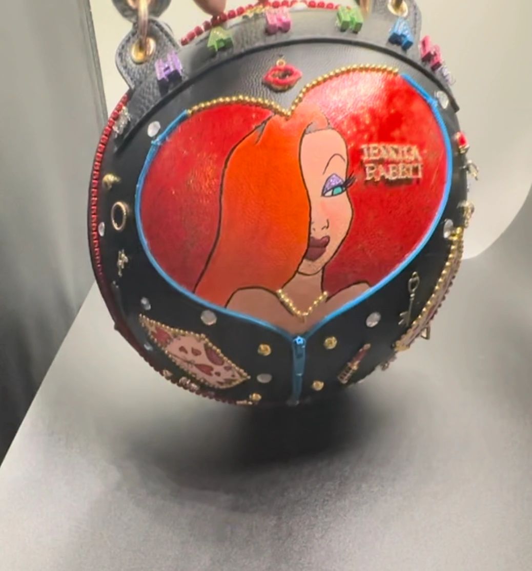 Custom Art Basketball Purse Of Jessica Rabbit