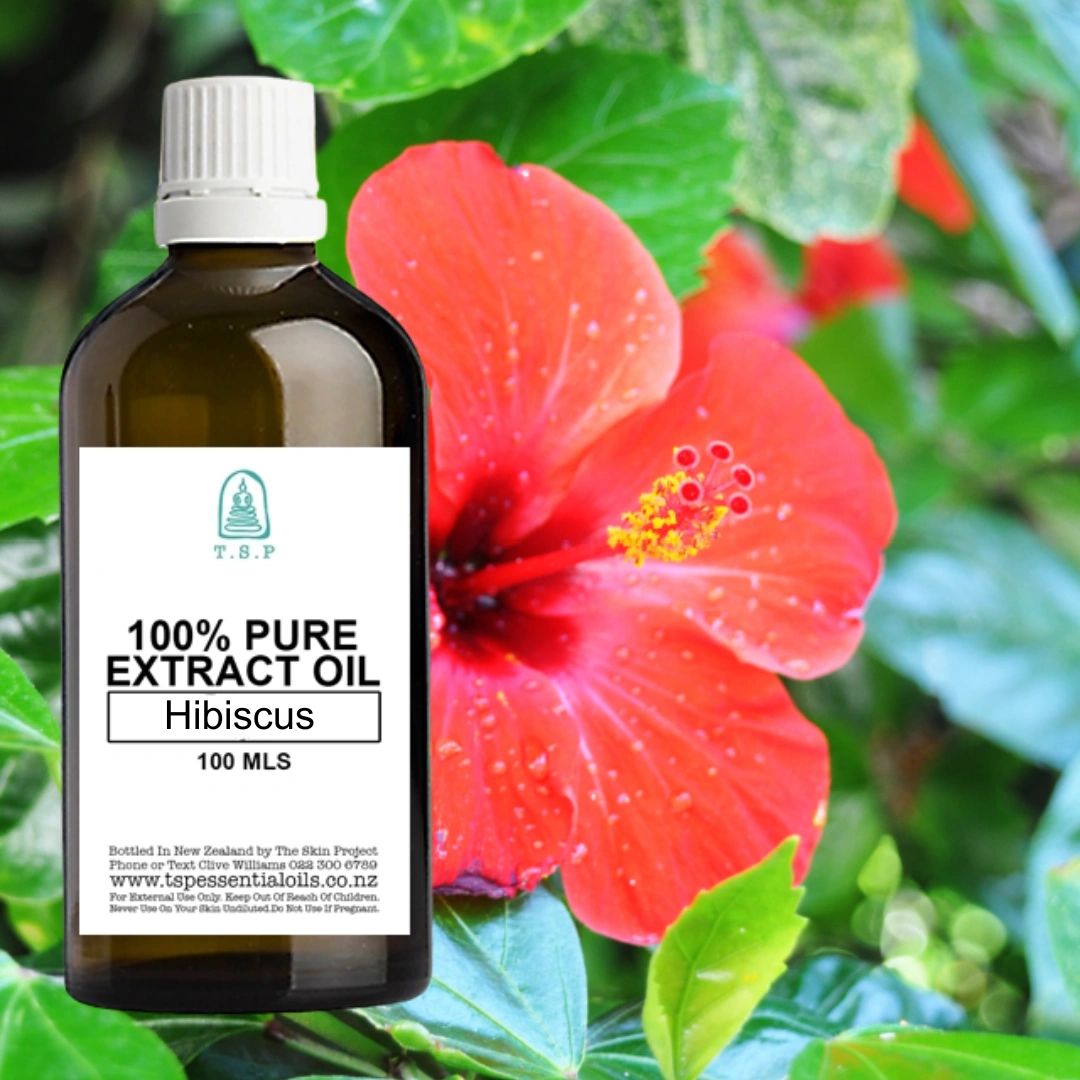 Hibiscus 100% Pure Extract Oil - 100 ml Bottle