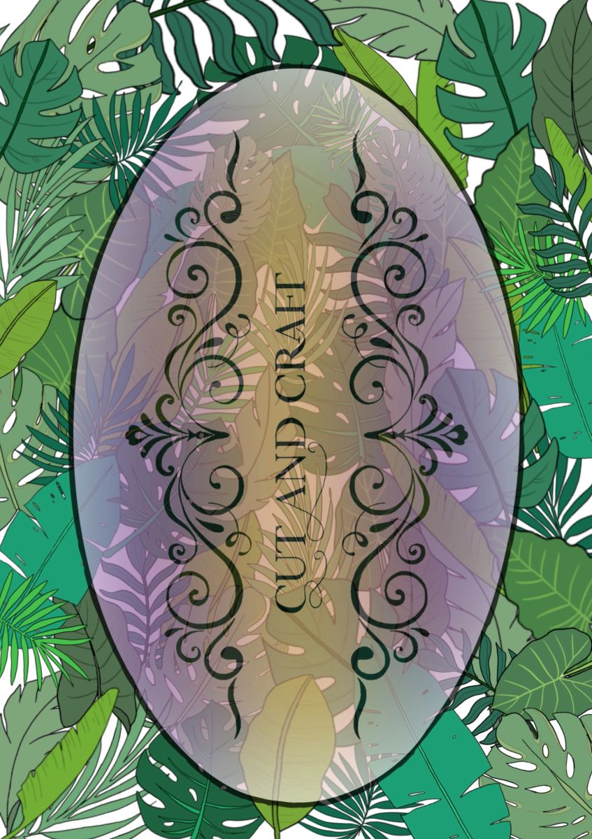 Tropical Leaves Backing Paper