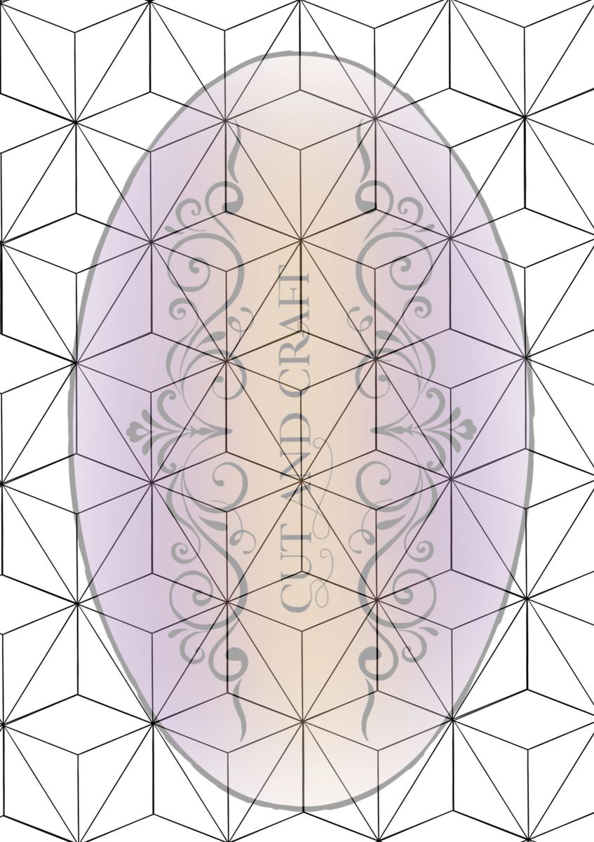 Geometric Star Backing Paper