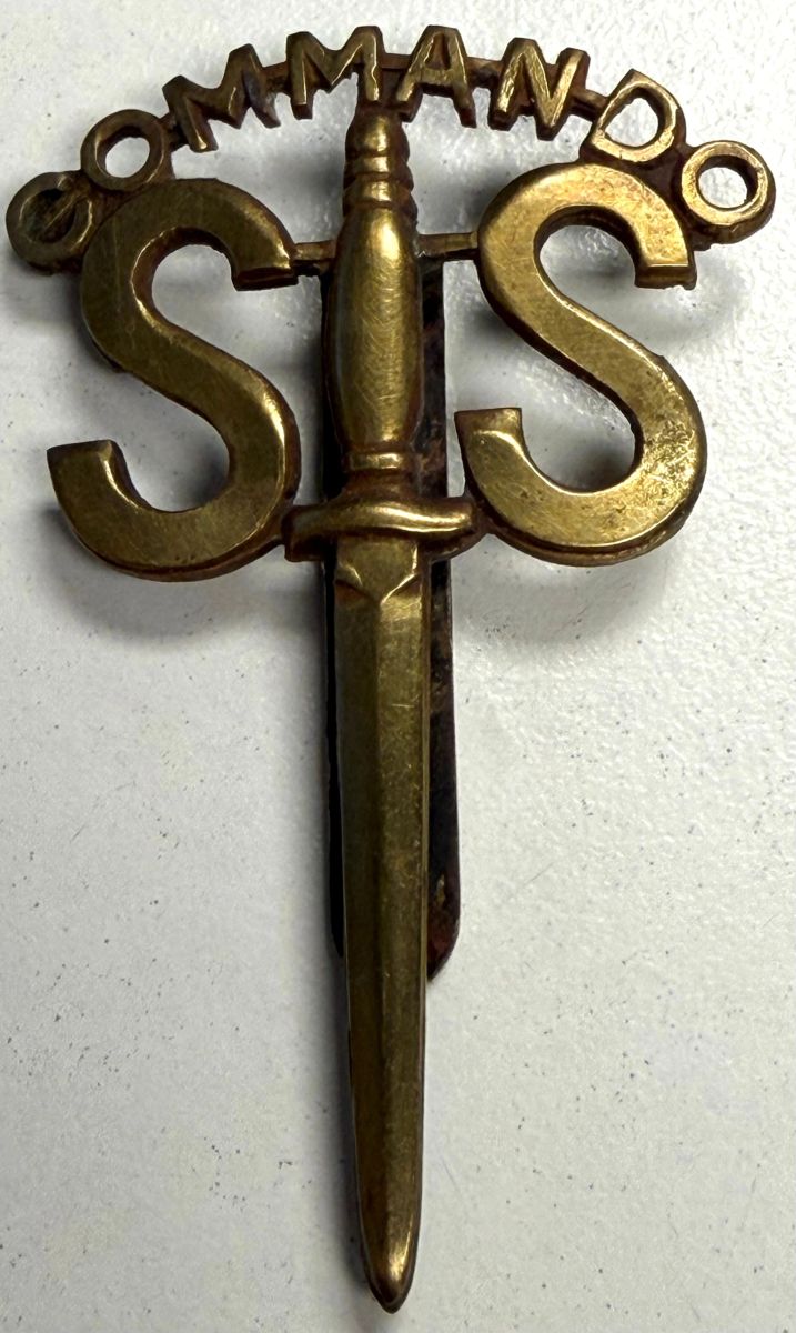 British Military Issue No.2 Commando Special Forces Metal Cap Badge