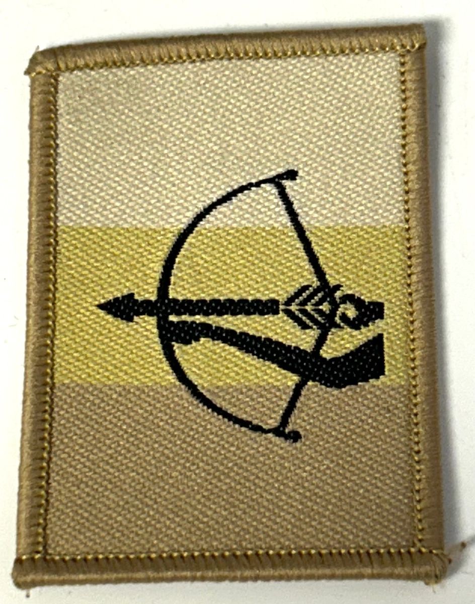 British Military Issue Royal Artillery Air Defence Desert Tan TRF Patch