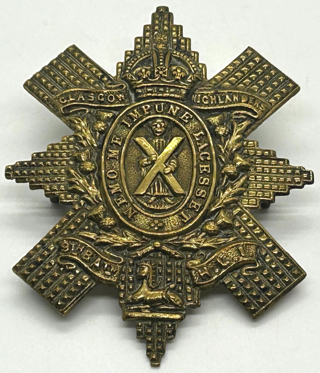 British Glasgow Highlanders, 9th Battalion Highland Light Infantry Cap ...