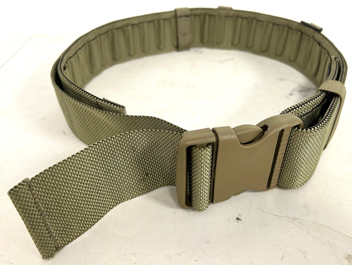 British Military Light Olive Tactical Adjustable PLCE Webbing Belt