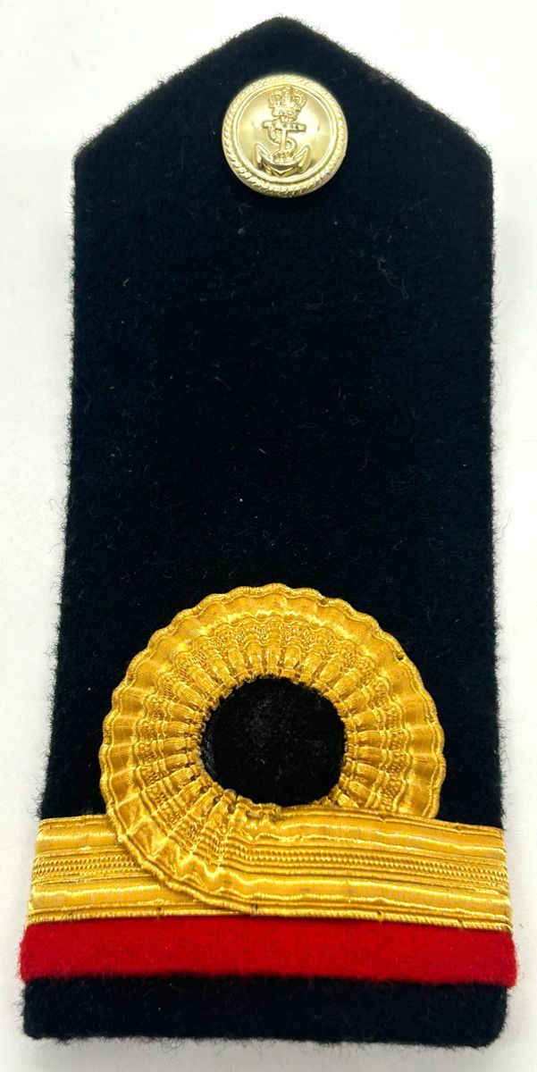 British Royal Navy Surgeon Lieutenant Commander Epaulette Shoulder Board
