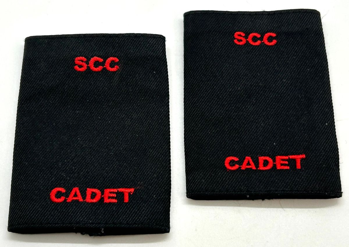 British Military Issue Sea Cadet Corps SCC Cadet Rank Slide Pair