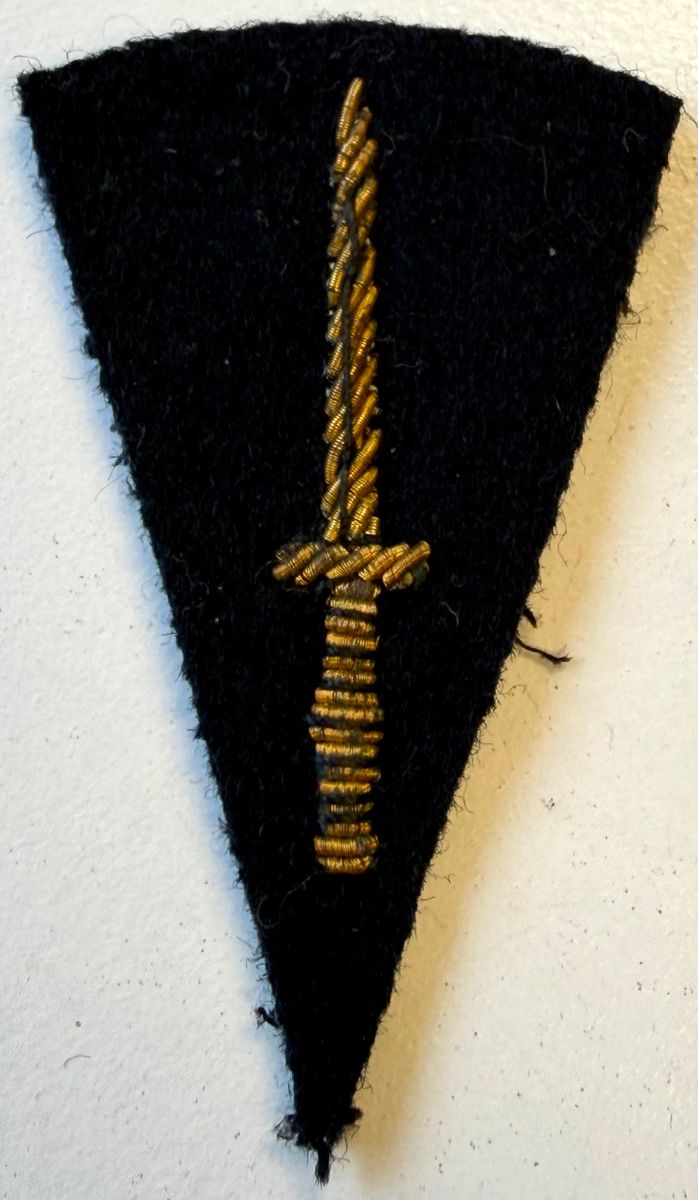 British Military Issue Royal Marines Commando Dagger TRF No.1 Uniform Patch