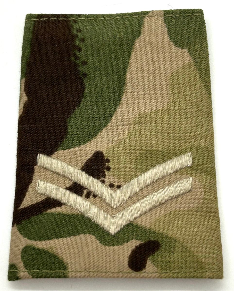 British Military Issue MTP Camouflage Corporal Rank Slide
