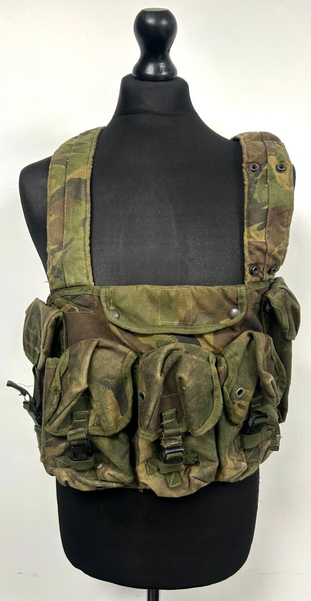 British Military Issue DPM Camouflage PLCE Webbing Chest Rig System
