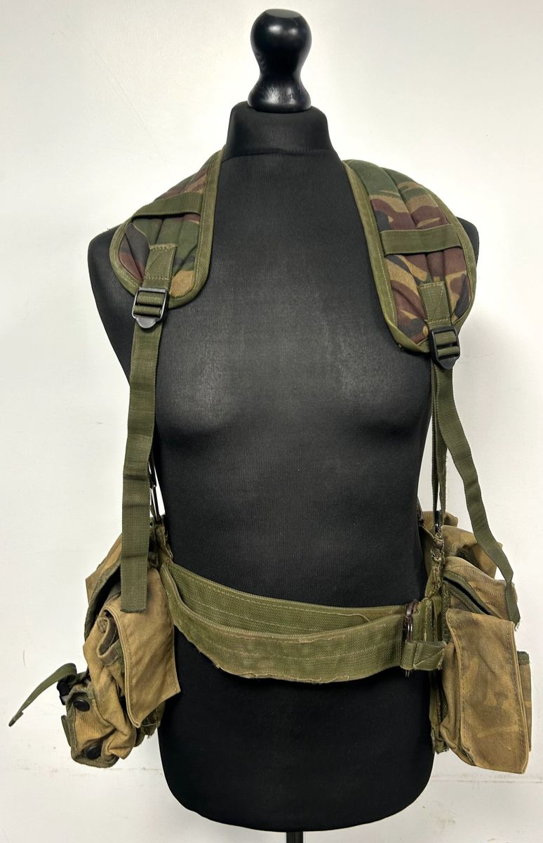 British Military Issue Woodland DPM Camouflage Airborne PLCE Webbing ...
