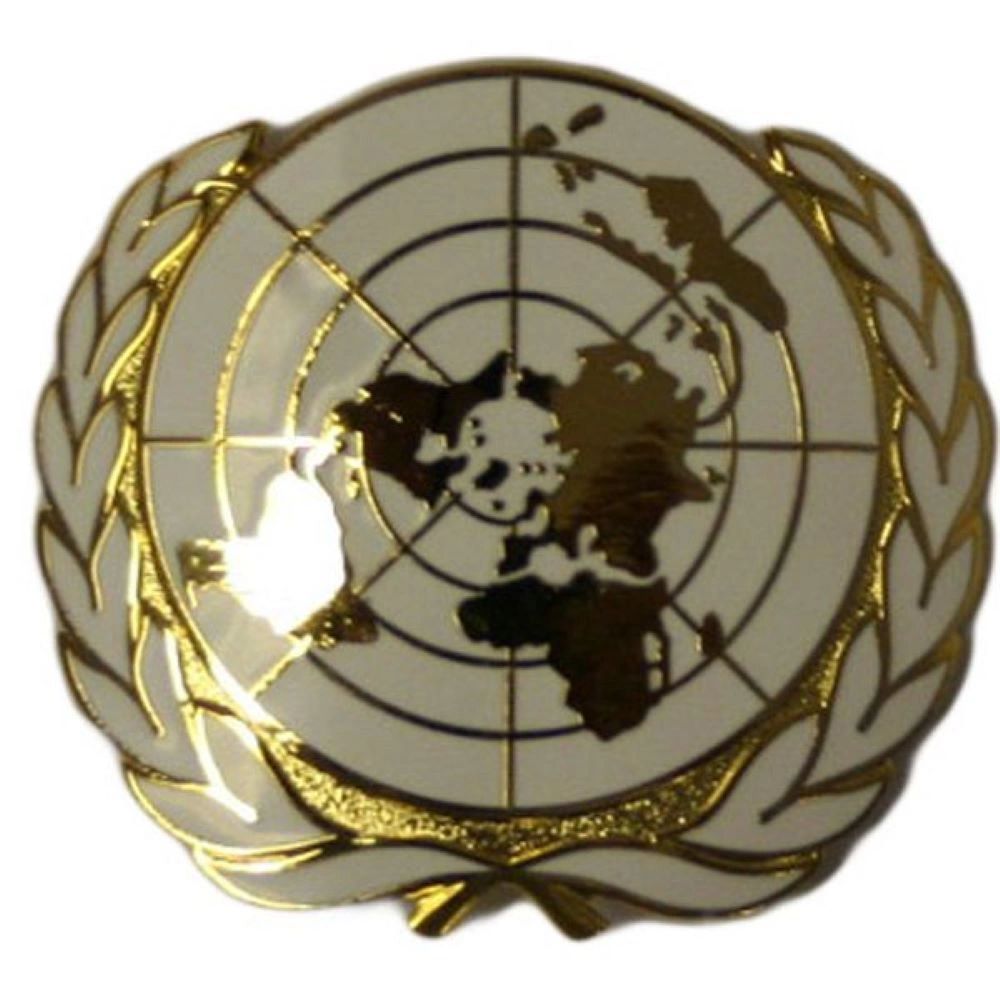 UN United Nations Metal Soldiers Cap Beret Badge