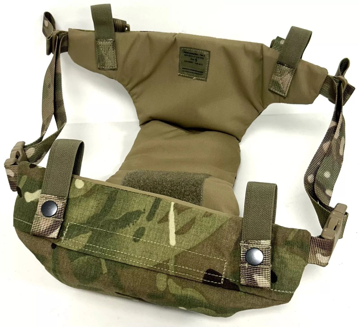 British Miliary MTP Camo Virtus Body Armour Pelvic Protection with Filler