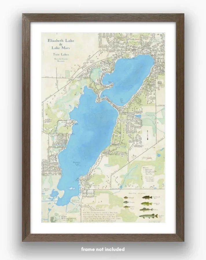 Elizabeth Lake and Lake Mary, Kenosha County
