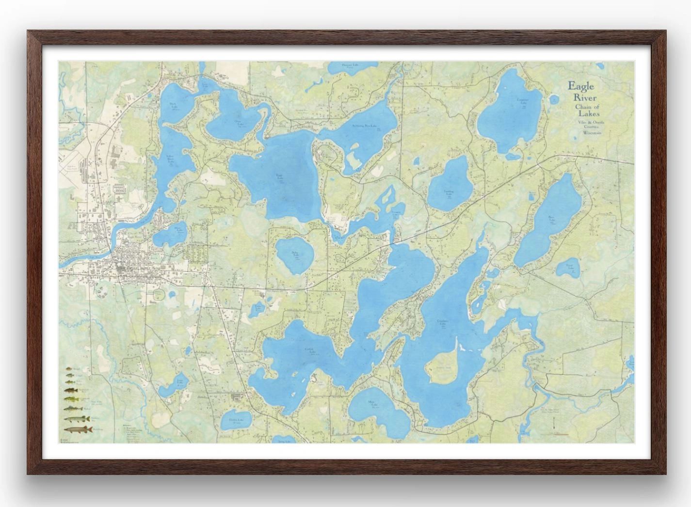 Mapping the Eagle River Chain of Lakes