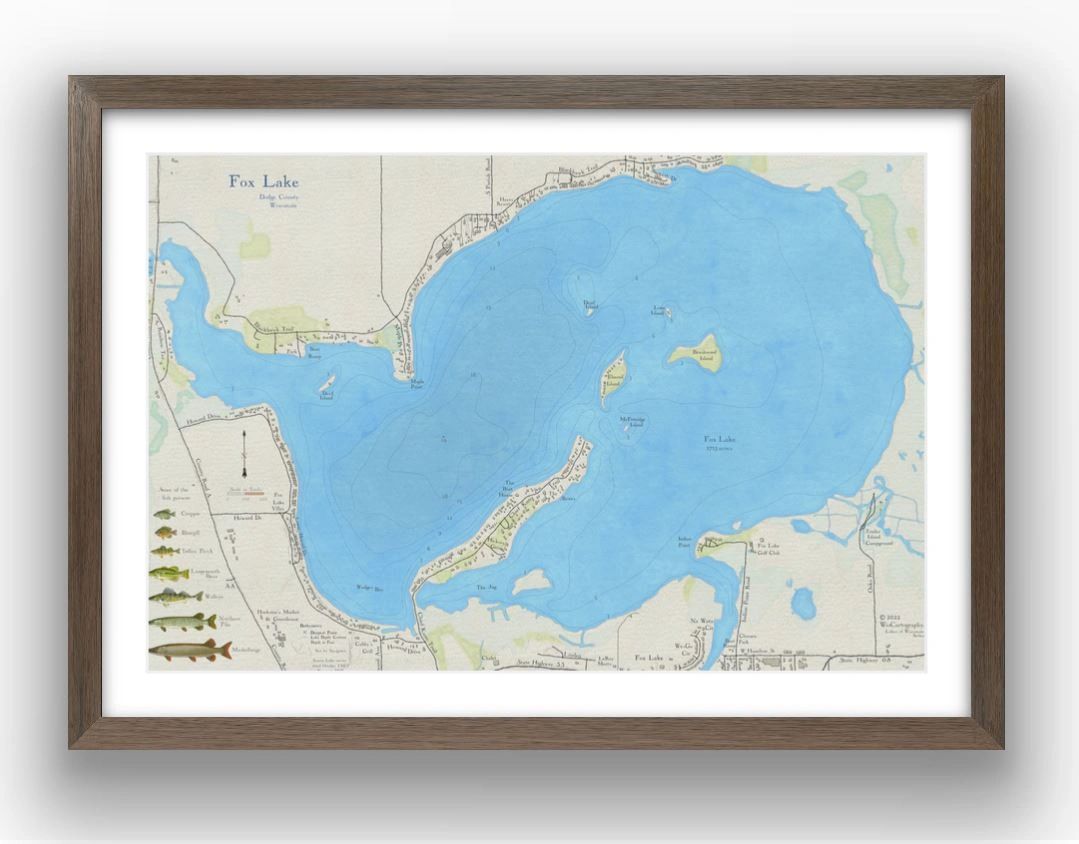 New map of Fox Lake