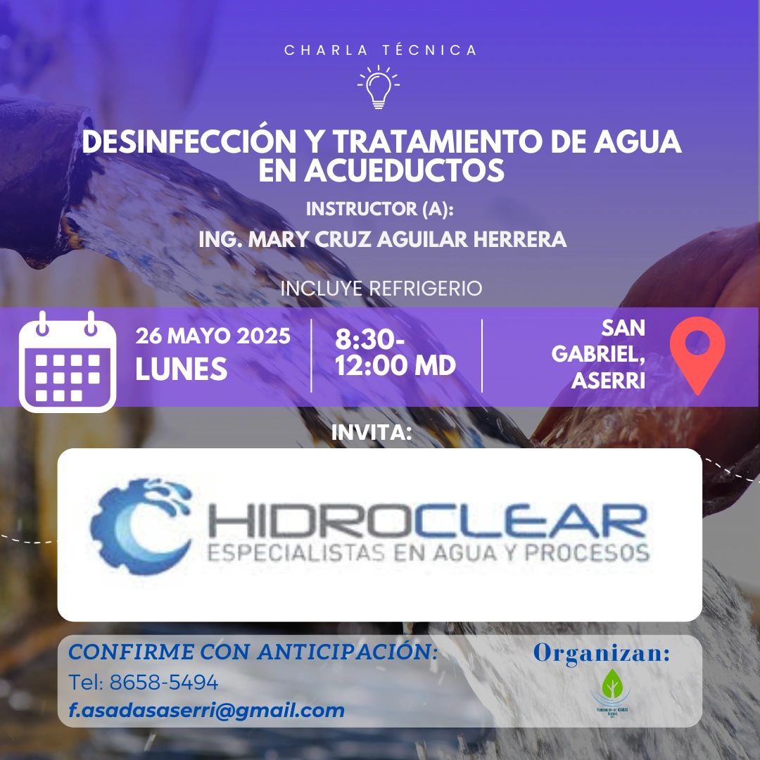Charla Técnica: Desinfección y Tratamiento de Agua Potable