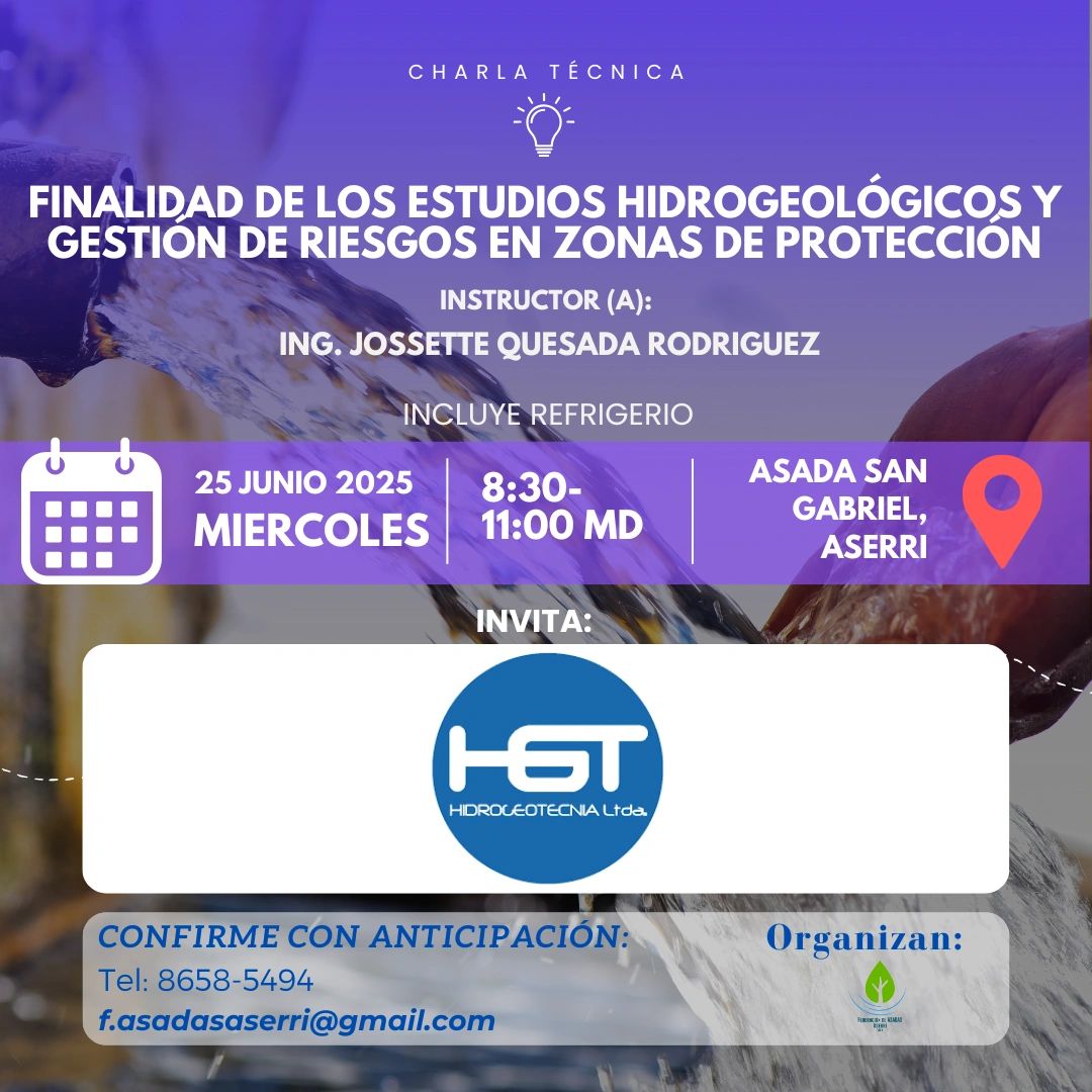 Charla: Estudios hidrogeológicos