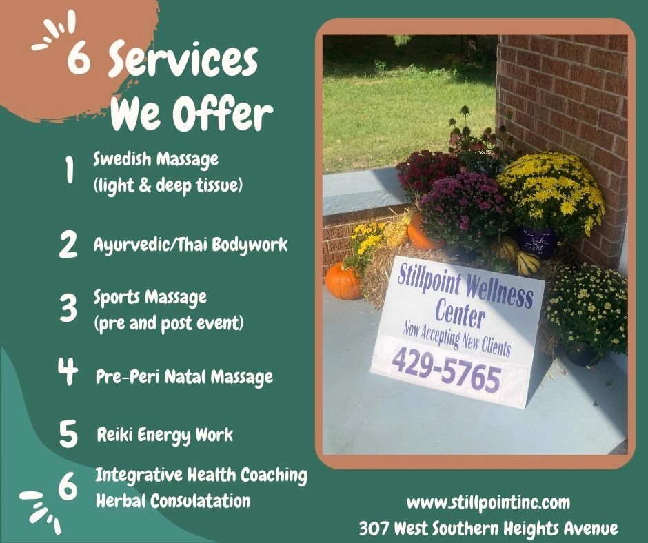 Massage Therapy - Stillpoint Wellness Center