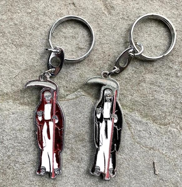 Santa Muerte Keychain
