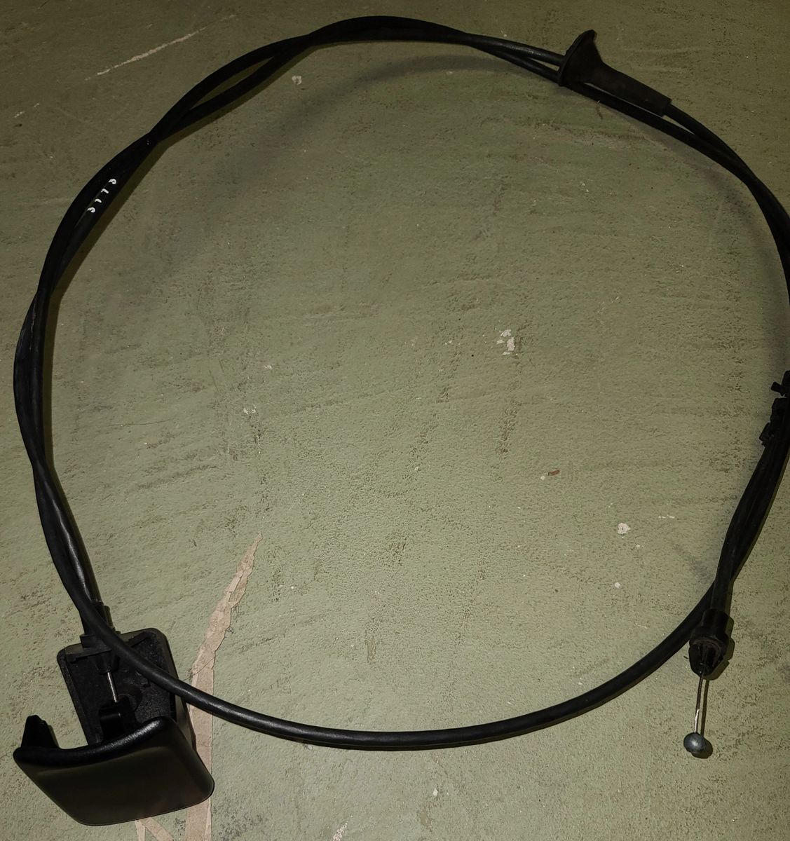 Hood release interior handle and complete cable