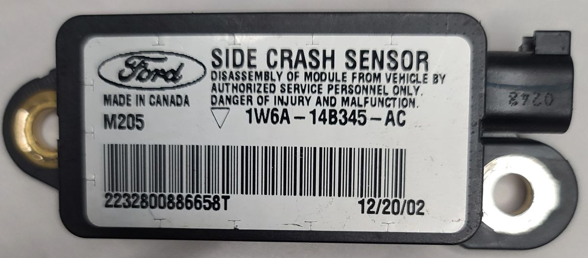 Side crash sensor used 1W6A-14B345-AC