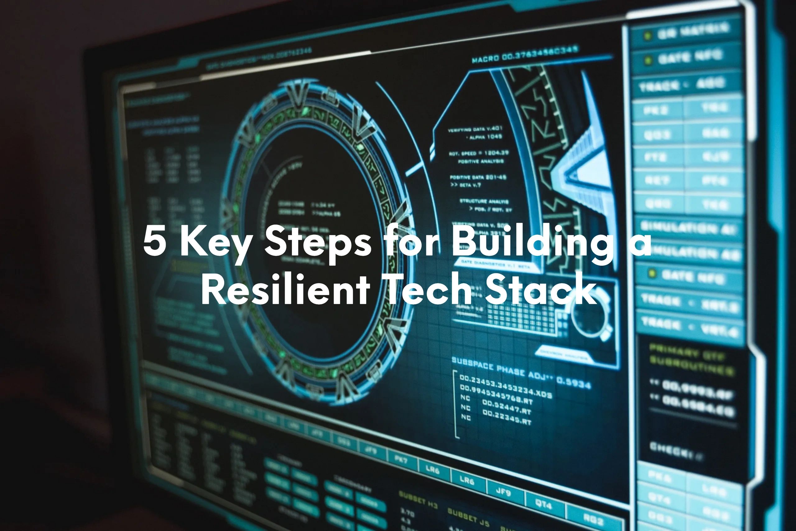 5 Key Steps for Building a Resilient Tech Stack
