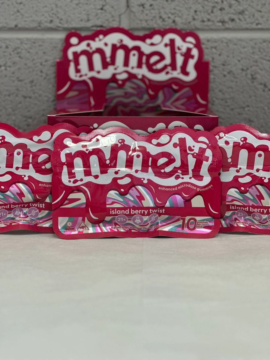 MMelt Island Berry Twist Mushroom Gummies