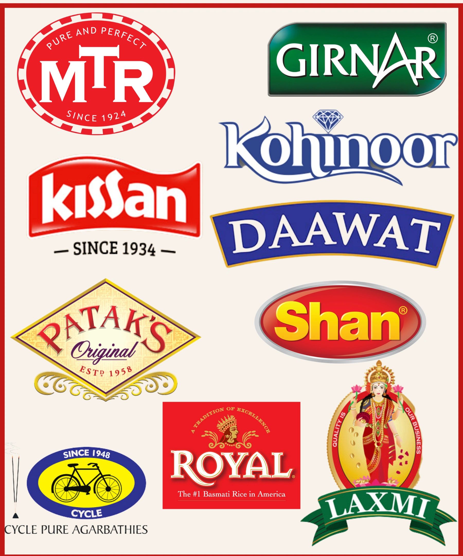 Indian Food Brand Logos