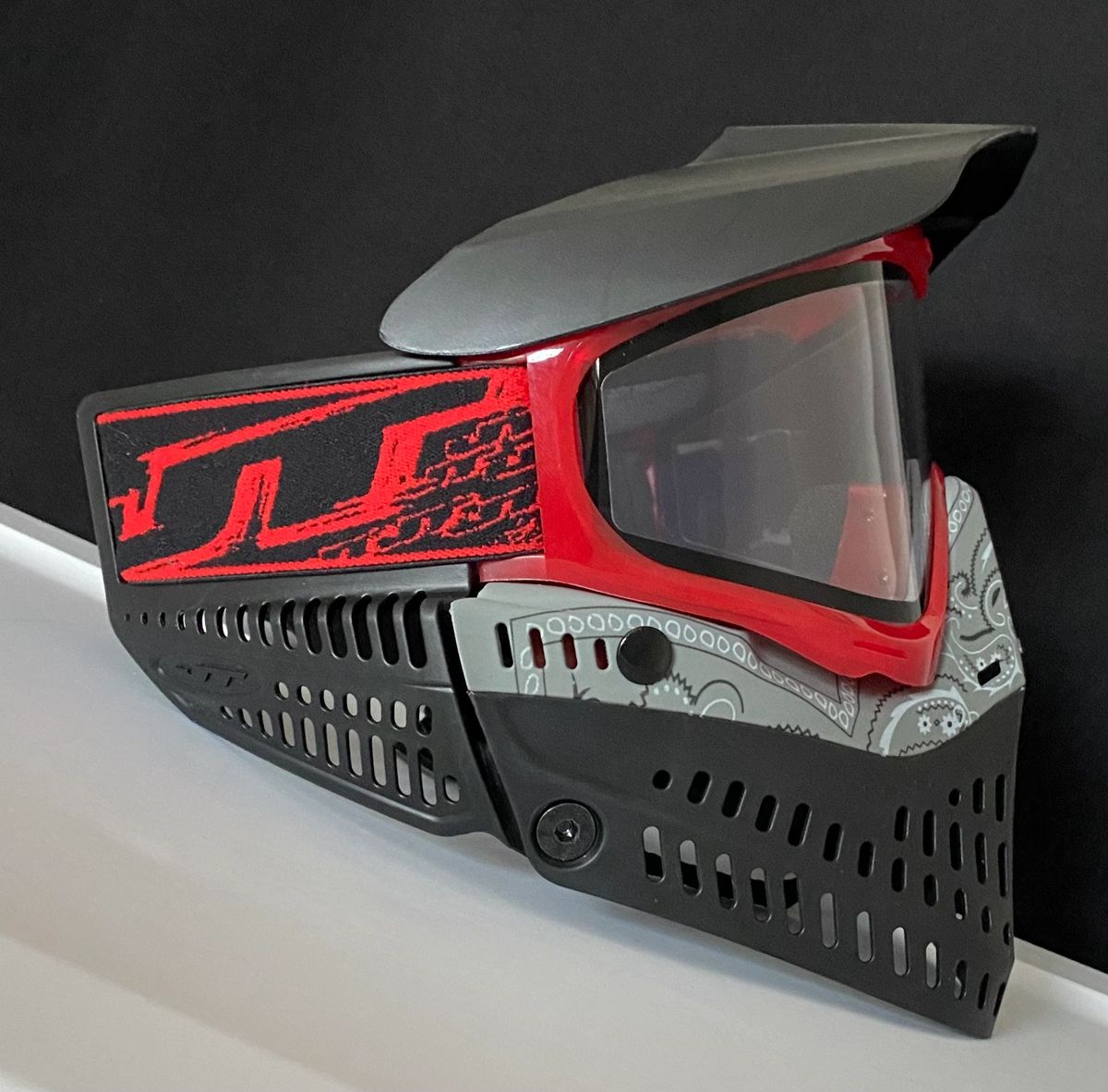 Custom ICE Red Limited Edition JT Proflex Paintball Goggle Mask ...