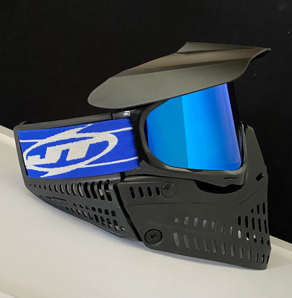 Cobalt JT Proflex Paintball Goggle Mask w/ Sky Prism Lens - Cobalt Blue ...