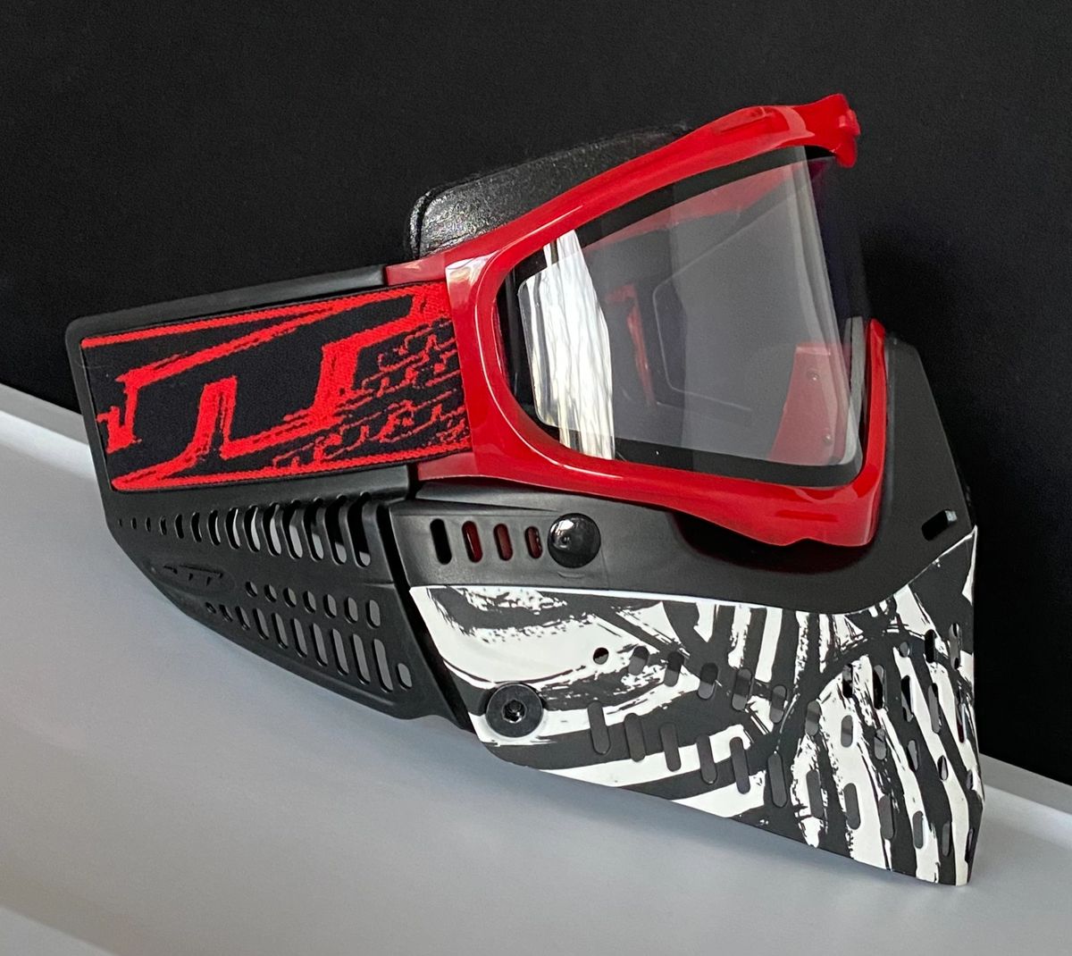 Custom ICE Red Limited Edition JT Proflex Paintball Goggle Mask ...