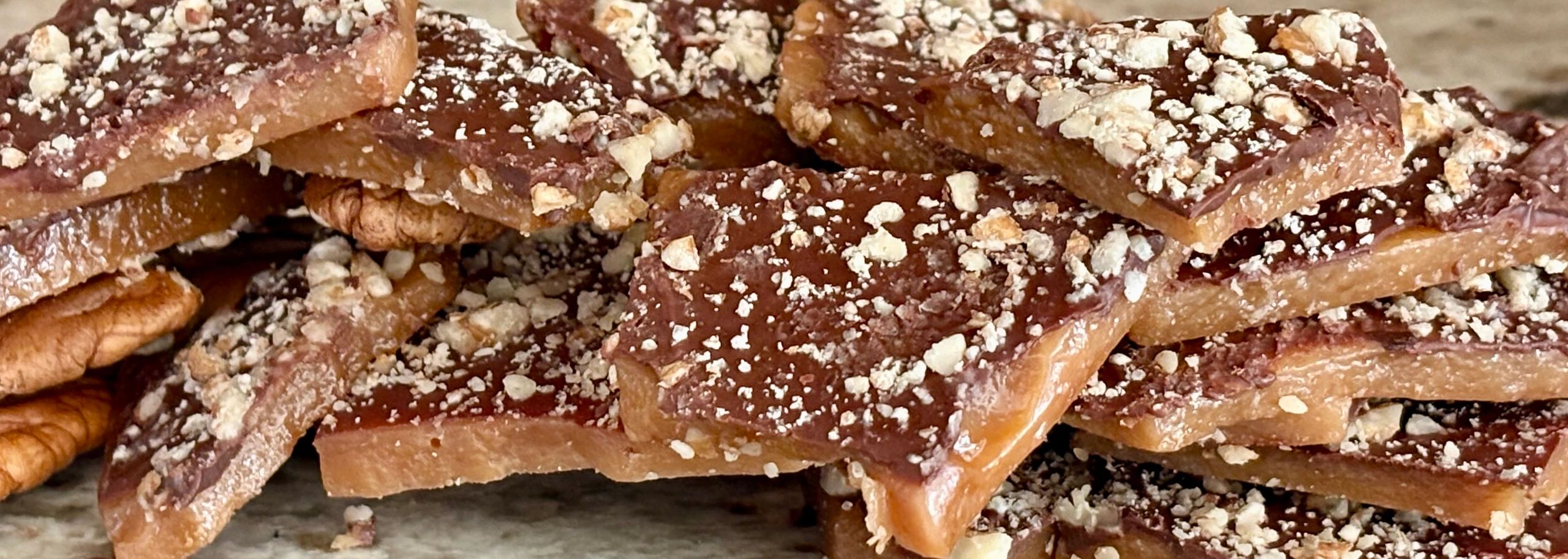 Irresistible Pecan Toffee Delights at Texas Toffee Lady