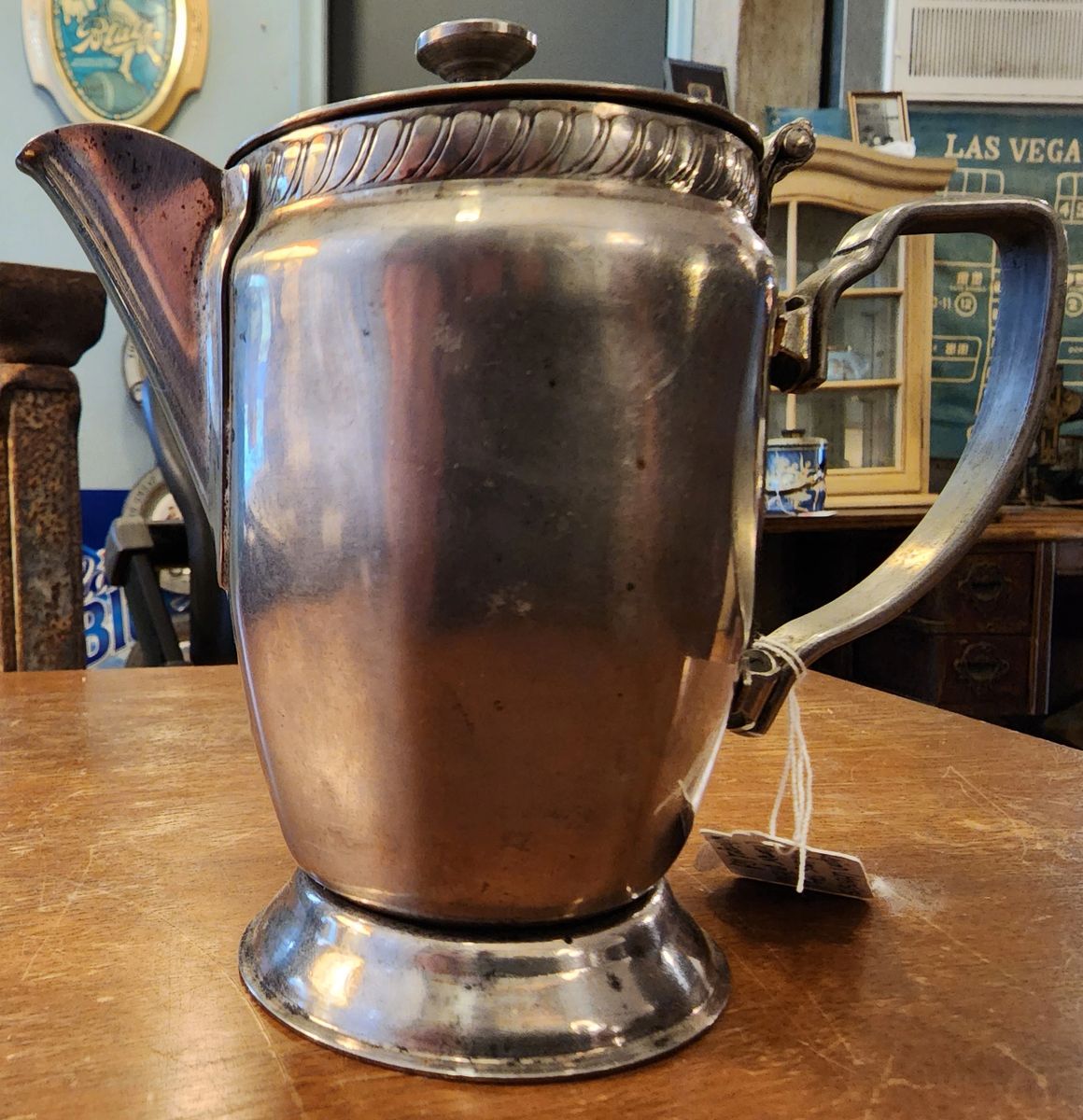 Legion Utensils Stainless Steel Creamer Pitcher with Hinged Lid