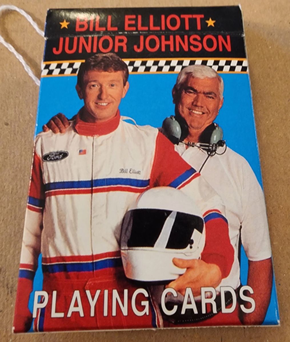 Bill Elliott Junior Johnson Playing Cards