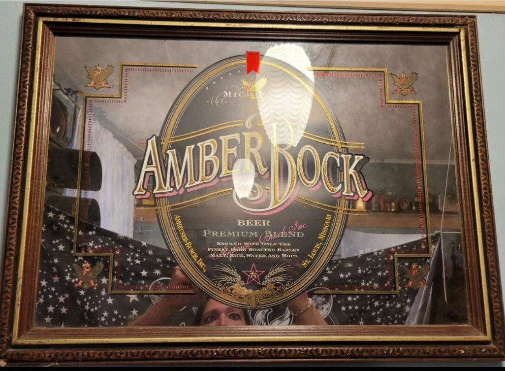 Amber Bock Beer Sign