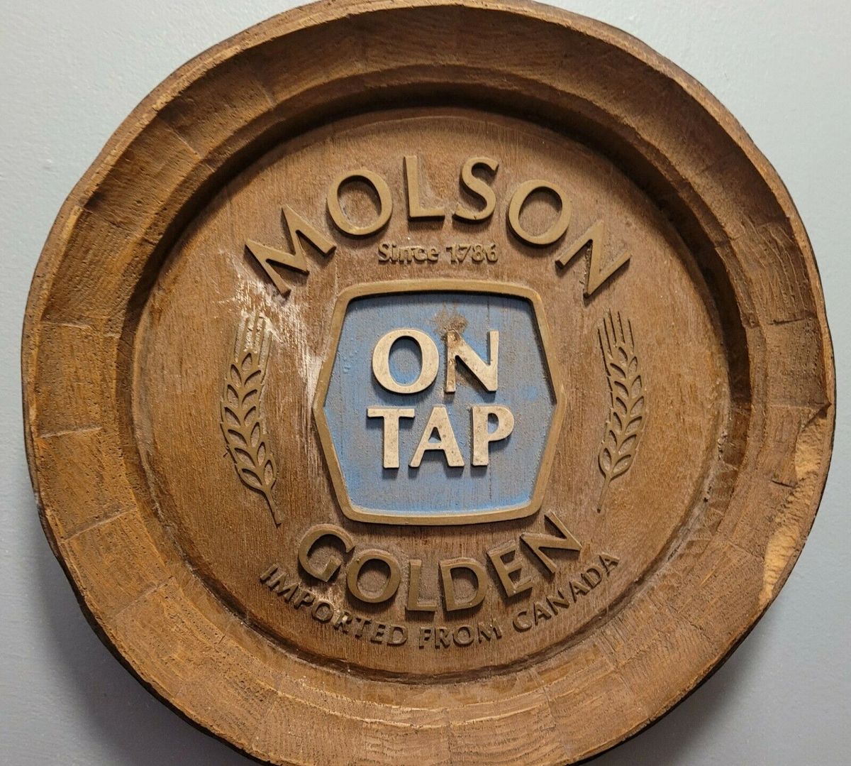 Molson Golden on Tap Beer Sign